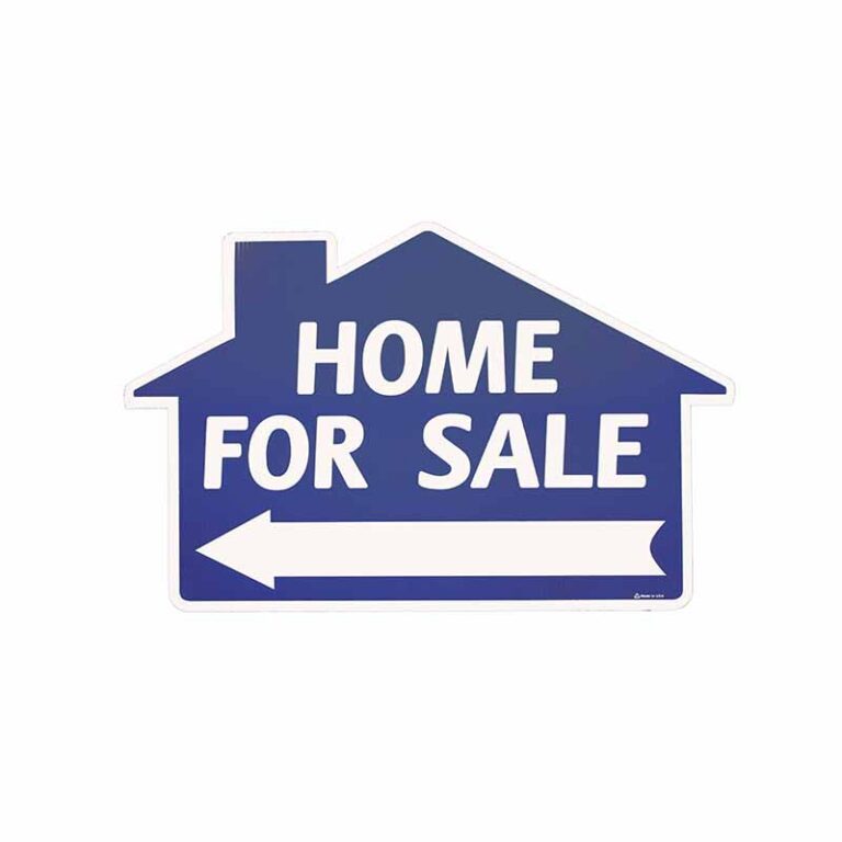 Home for sale sign - Blue - PGPCNP Realtors
