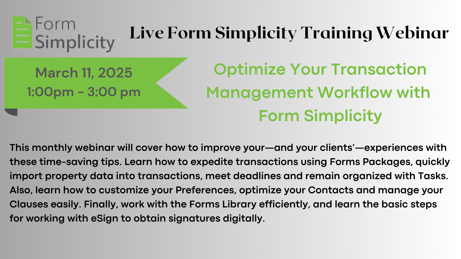 VIRTUAL Master Form Simplicity - Optimize Your Transaction Management ...
